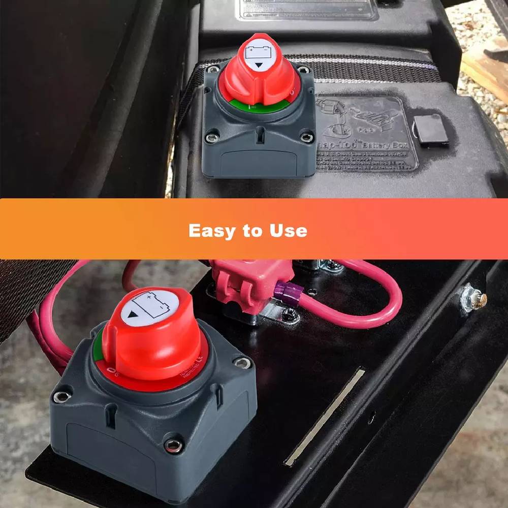 CAR BATTERY SWITCH Power Cut On/Off Master Disconnect Isolator Vehicle ...